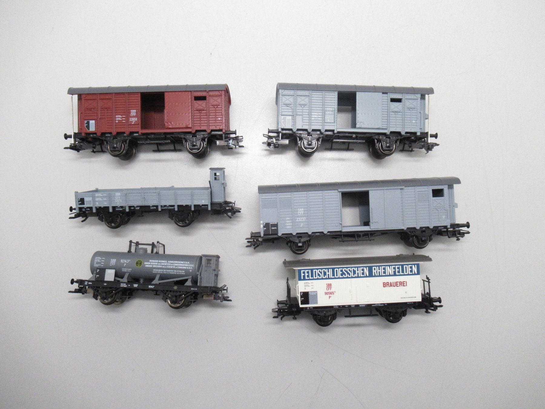 Märklin 46520 Güterwagen-Set zum Köfferli 6-teilig AC WS H0 (Gebraucht ...