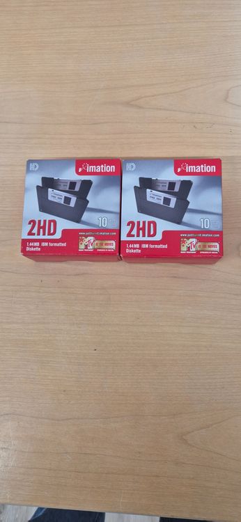 Disketten Imation 2HD 1.44MB 2 Packungen à 10 Stück (Neu und ...
