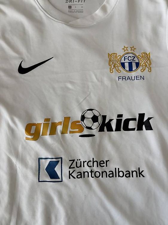 Nike FC Zürich Dri-Fit Trikot weiss Grösse S (Gebraucht) in Richterswil ...