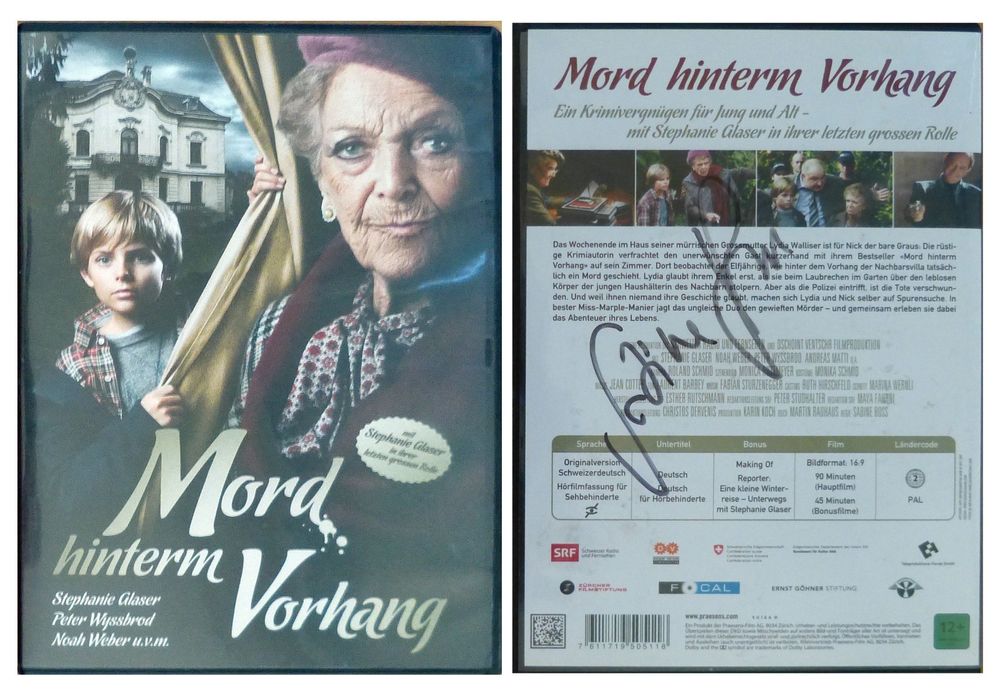 Sabine Boss (1966) - sign. DVD-Hülle Mord hinterm Vorhang | Kaufen auf ...