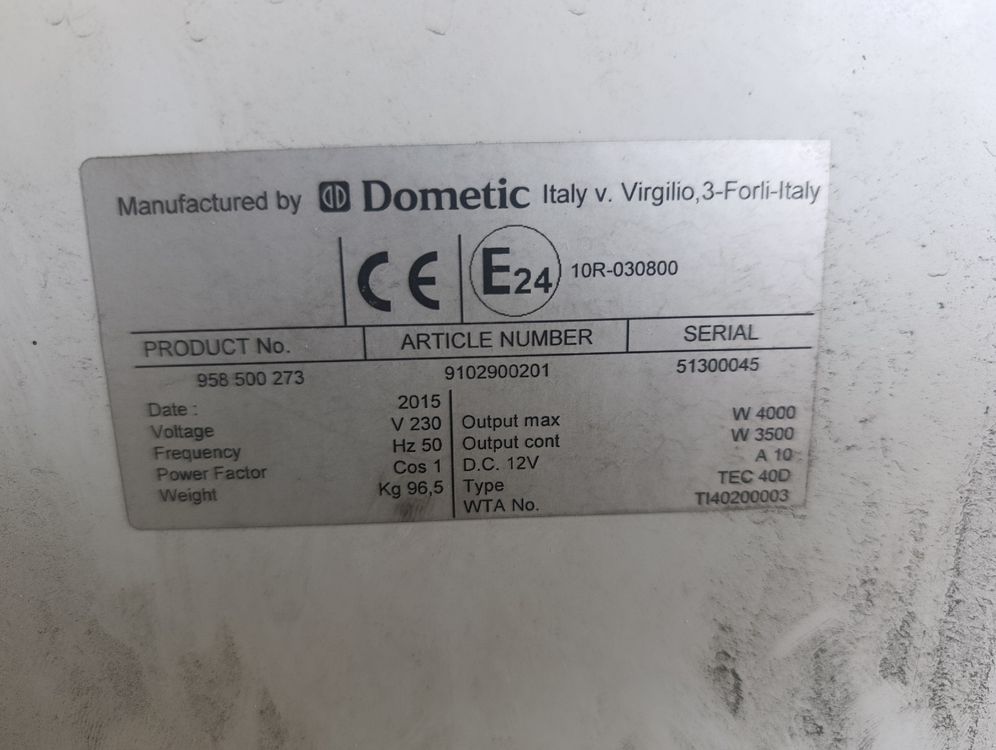 Dometic Diesel TEC 40D Stromerzeuger (Gebraucht) in Eriswil für CHF 670 ...