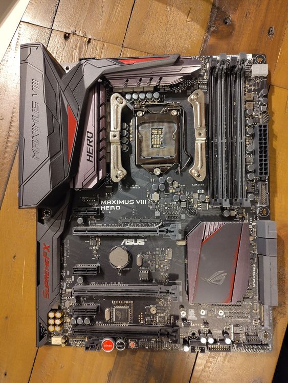 Asus ROG Maximus VIII Hero Mainboard - SupremeFX (Gebraucht) in ...