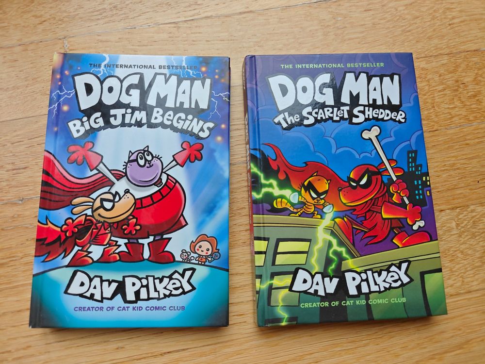 Dog Man Books: Big Jim Begins & Scarlet Shedder! English (Gebraucht) in ...