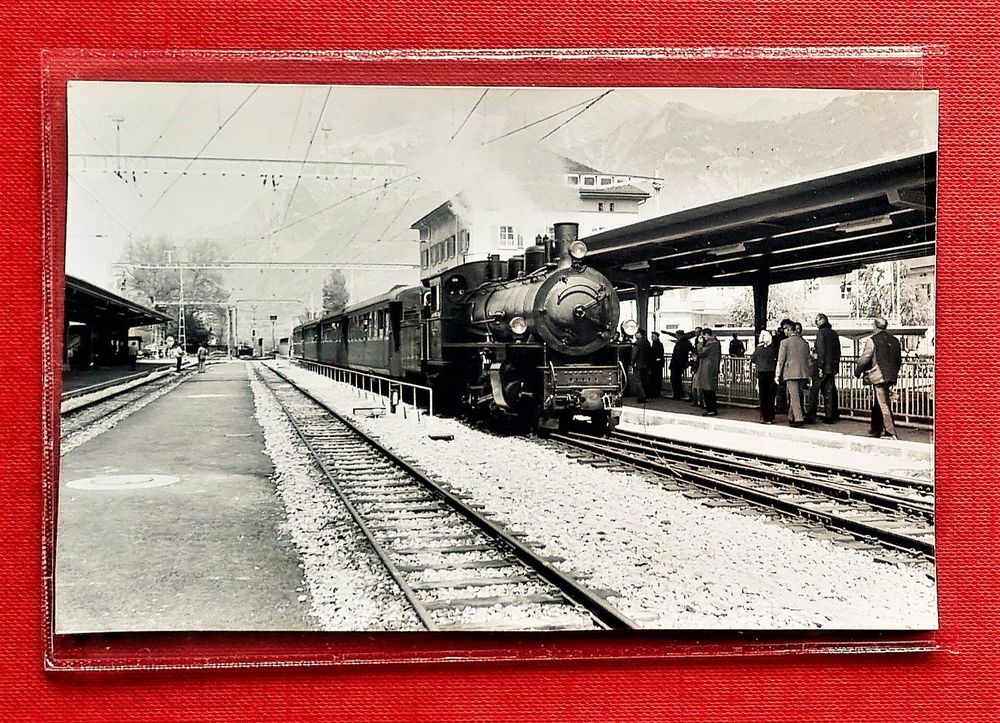 Landquart - Bahnhof - Rhätische Bahn - RhB - Dampflok - 1972 | Kaufen auf Ricardo