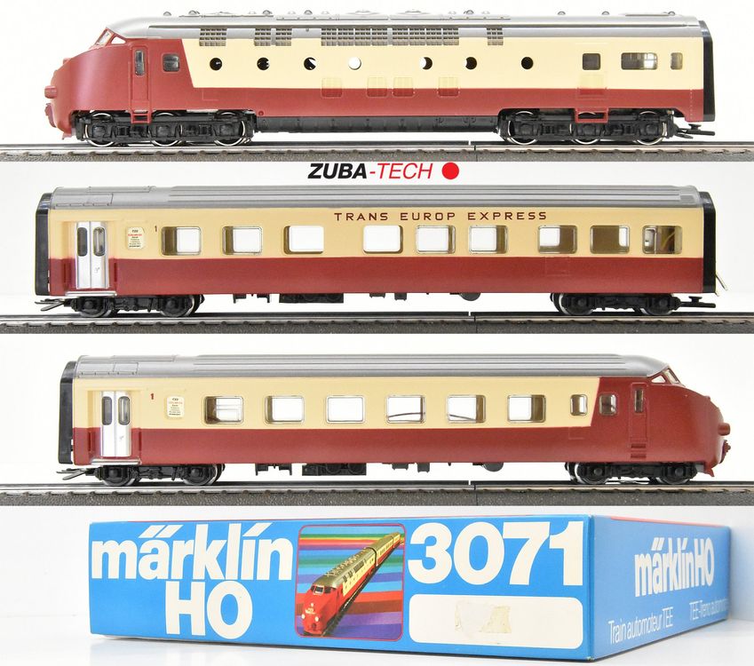 Märklin 3071 3tlg. TEE RAm der SBB/NS, H0 WS Analog, mit OVP (Gebraucht) in St. Gallen für CHF ...
