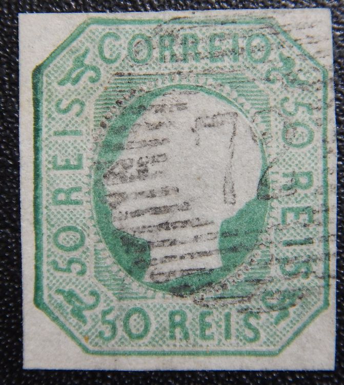 Portugal Kat. 15 gest. 1862 Kat. 100 Euro (helle Stelle) (Gebraucht) in ...