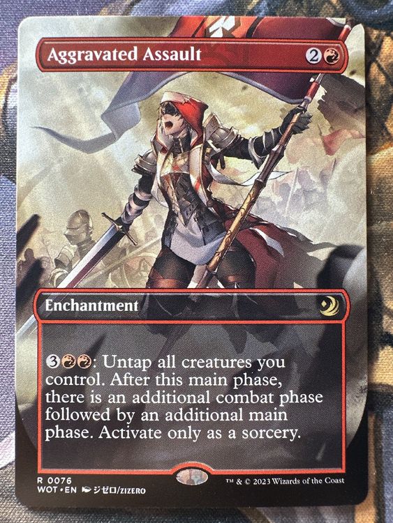 Aggravated Assault Variant 0076 Wilds of Eldraine (Neu (gemäss Beschreibung)) in Windlach für ...