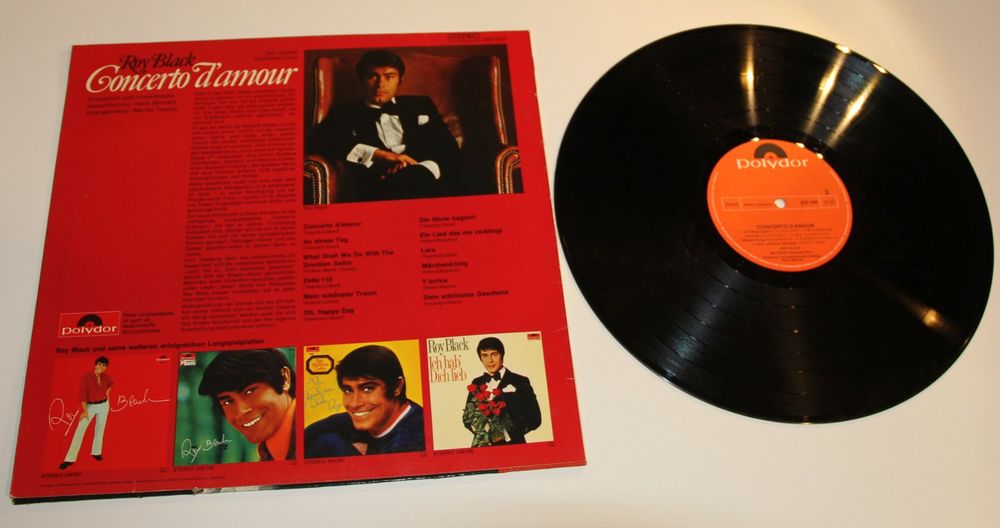 RARITÄT: Roy Black – Concerto d’amour (LP) | SIGNIERT (Gebraucht) in ...