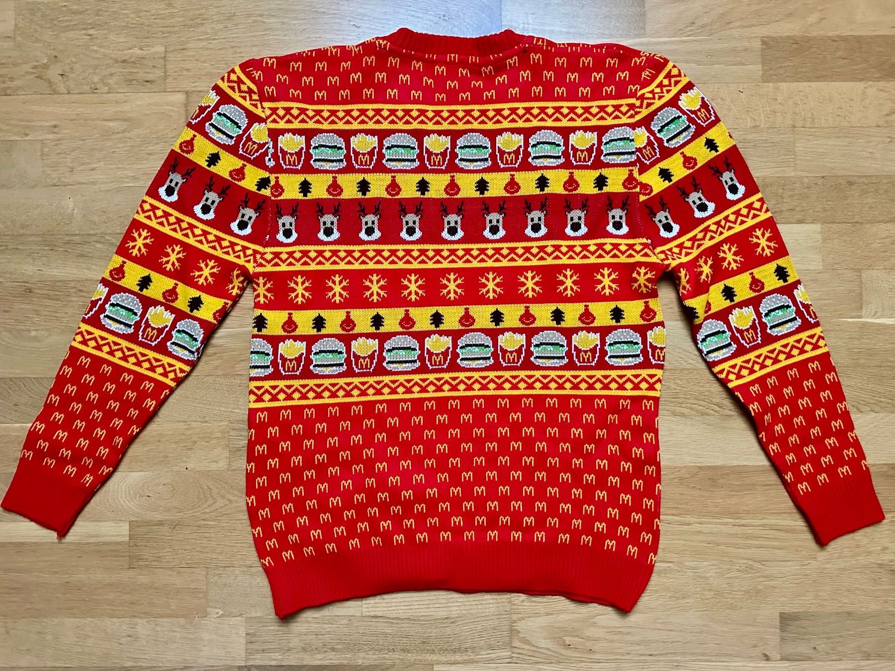 McDonald's Weihnachtspullover XL Ugly Christmas Mc Donalds L (Gebraucht ...