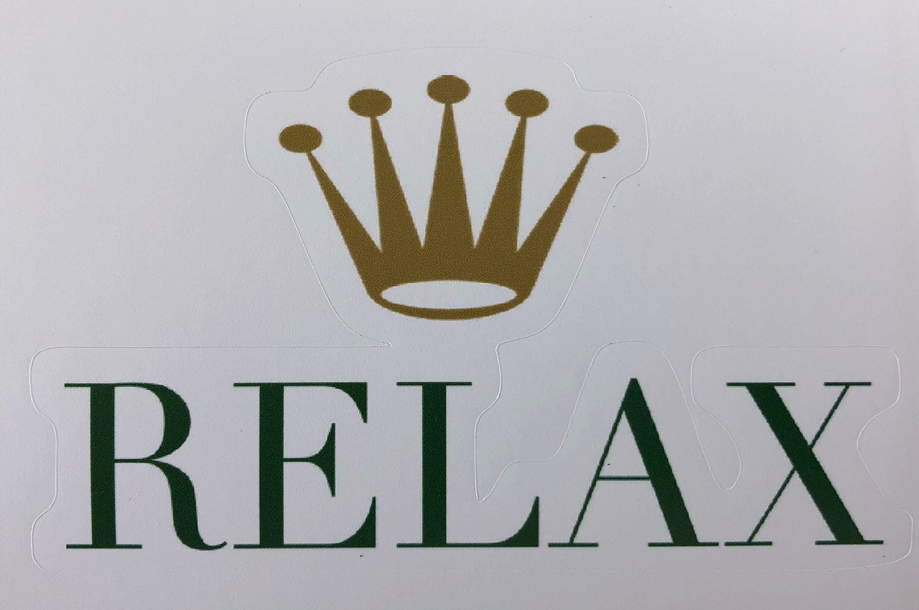 Rolex Sticker, Relax Aufkleber (Neu (gemäss Beschreibung)) in Meilen ...