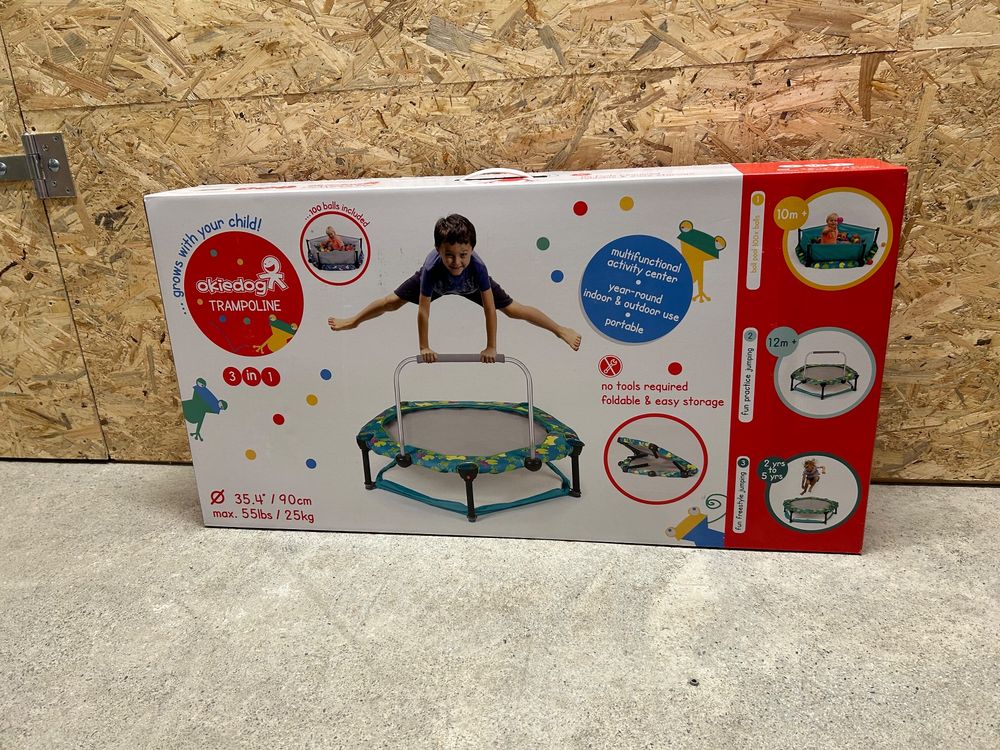 Neu - Trampolin Okiedog Classic 3 in 1 (Neu und originalverpackt) in Brunnen für CHF 15 – mit ...