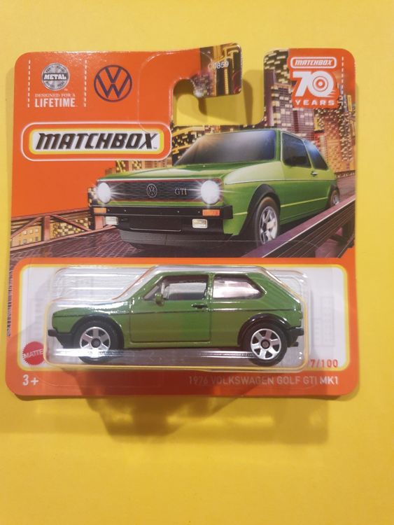 Matchbox 1976 VOLKSWAGEN GOLF GTI MK1 (Neu und originalverpackt) in für ...