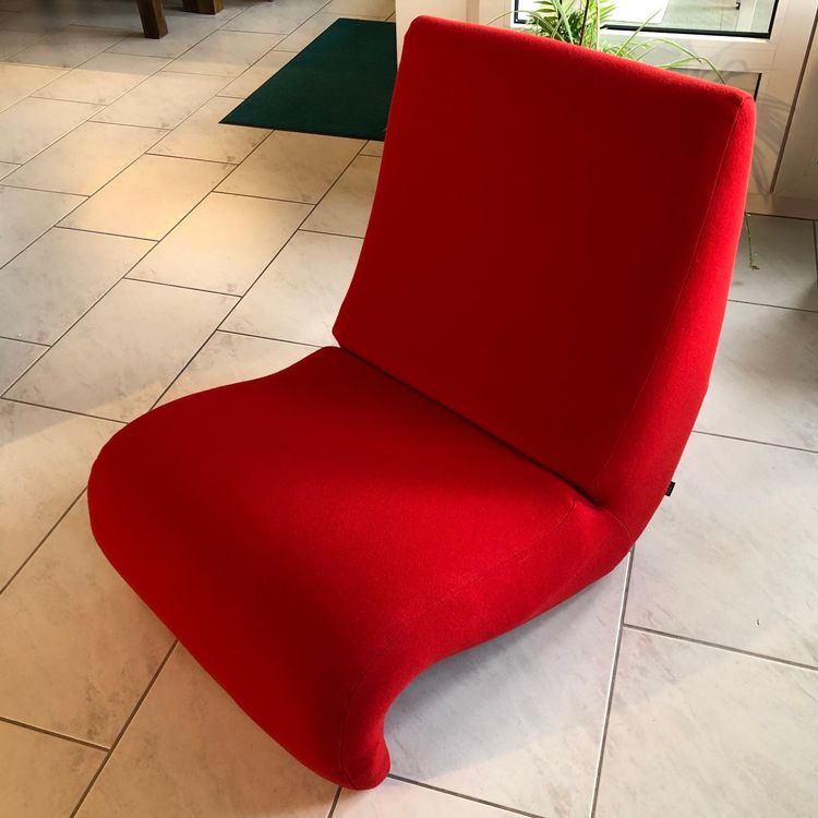 Vitra Amoebe Lounge Chair Sessel - ROT | Kaufen auf Ricardo
