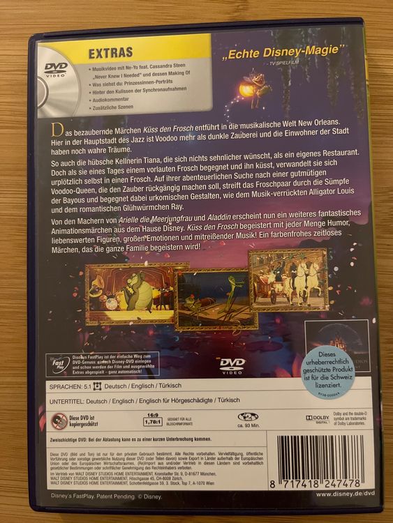 Disney DVD: Küss den Frosch (2009) Special Edition (Gebraucht) in Sierre für CHF 3.5 – mit ...