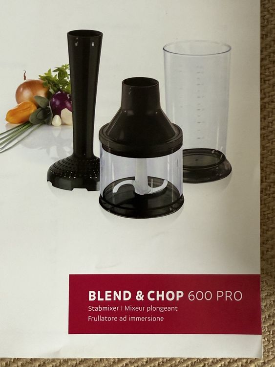 MIO Star Stabmixer Blend & Chop 600 Pro neuwertig (Neu (gemäss ...