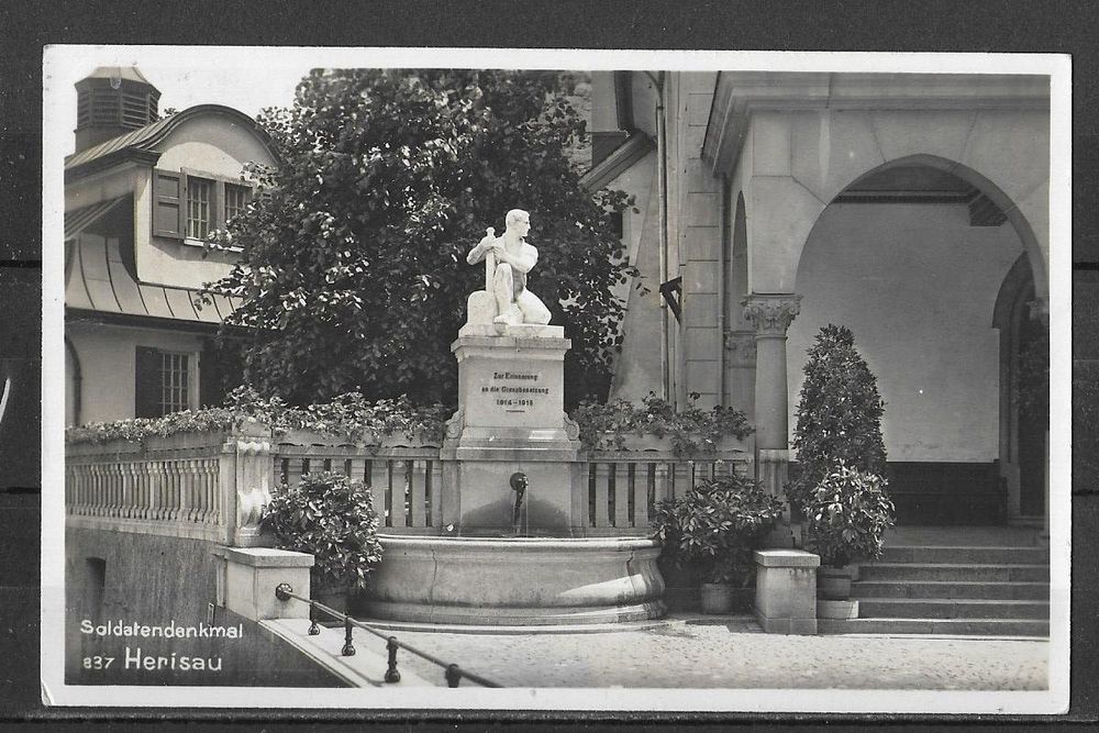 AR Herisau 1929 Soldatendenkmal (Gebraucht) in Schocherswil für CHF 4.5 – mit Lieferung auf ...