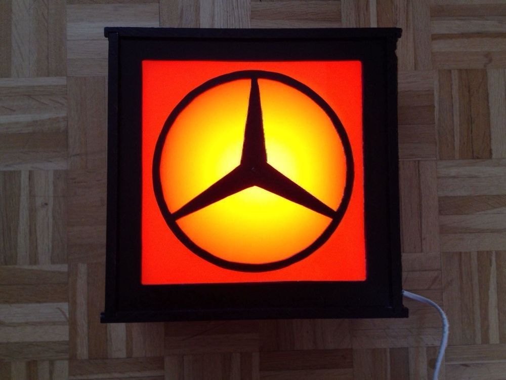 Wunderschöne selbstgemachte Mercedes Lampe (Gebraucht) in Wichtrach für ...