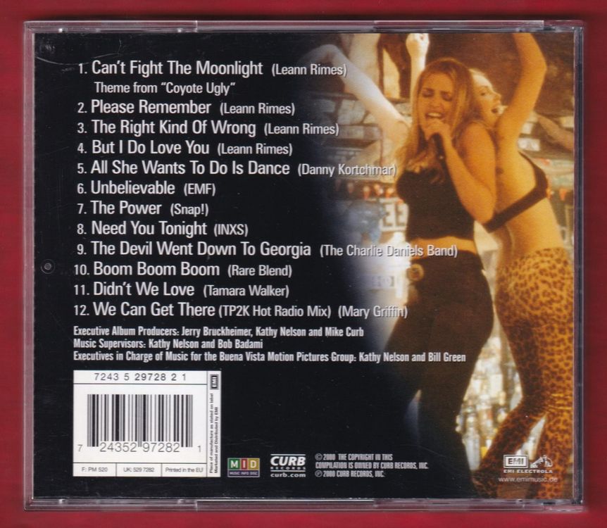 Coyote Ugly - Original Motion Picture Soundtrack (CD) (Gebraucht) in ...