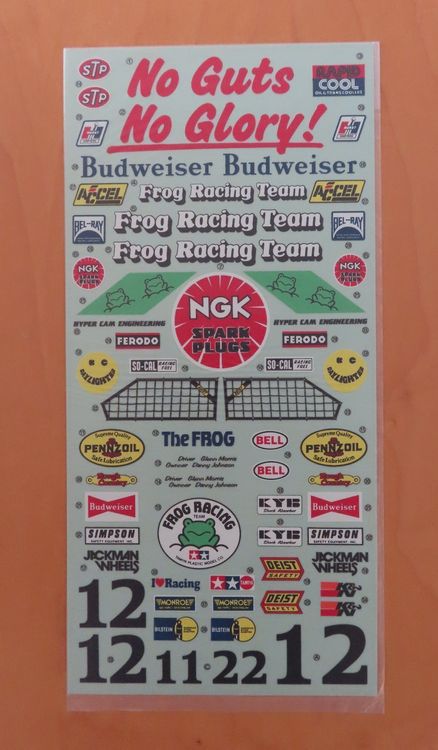Tamiya RC Decal 58041 The Frog Original NEW 1983 (Neu und ...