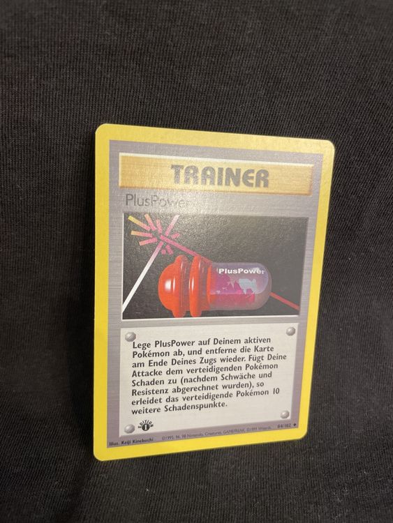 PlusPower 84/102 basis trainer pokemon 1.edition (Gebraucht) in ...