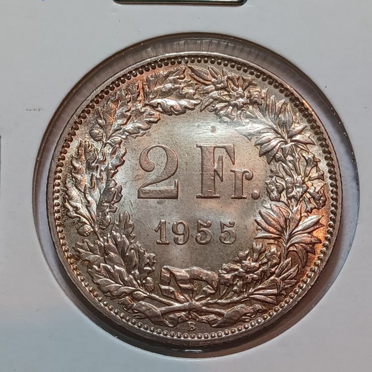 2 Franken 1955 stgl | Kaufen auf Ricardo