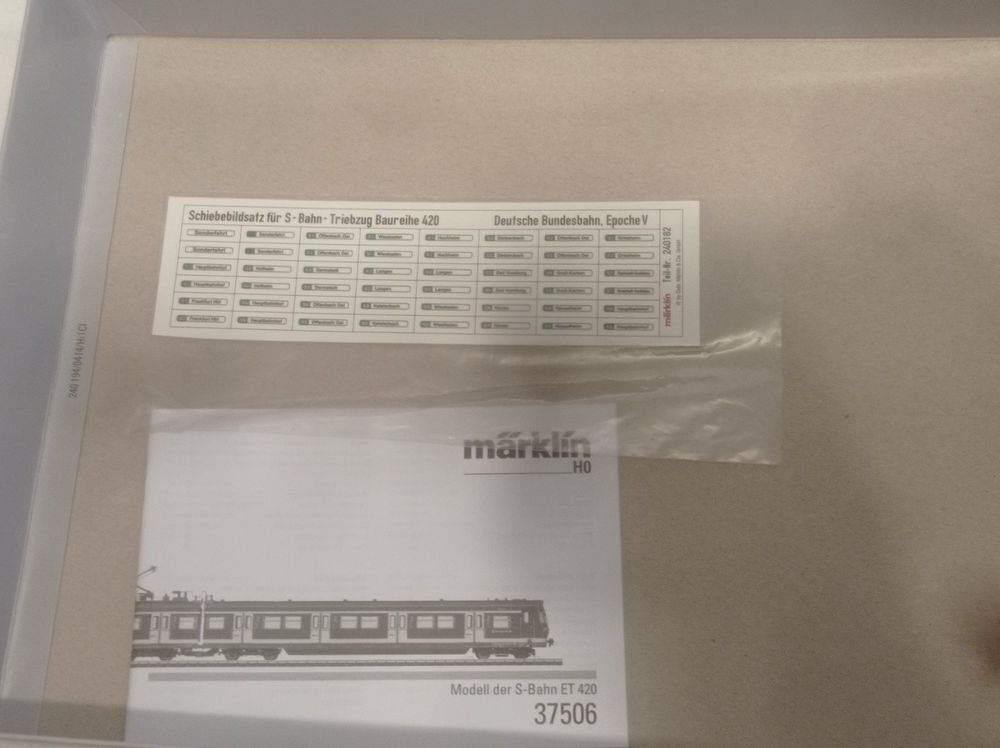 Märklin 37506 S-Bahn Br 420 Sound | Kaufen auf Ricardo