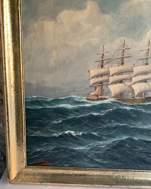 Alfred Gabali 1886-1963)Meer Szene Gemälde | Kaufen auf Ricardo