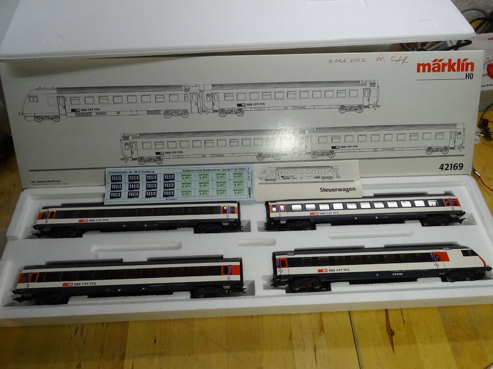 Märklin 42169 SBB Personenwagen Set, Steuerwagen, H0,WS/AC (Gebraucht) in Wohlen für CHF 222 ...