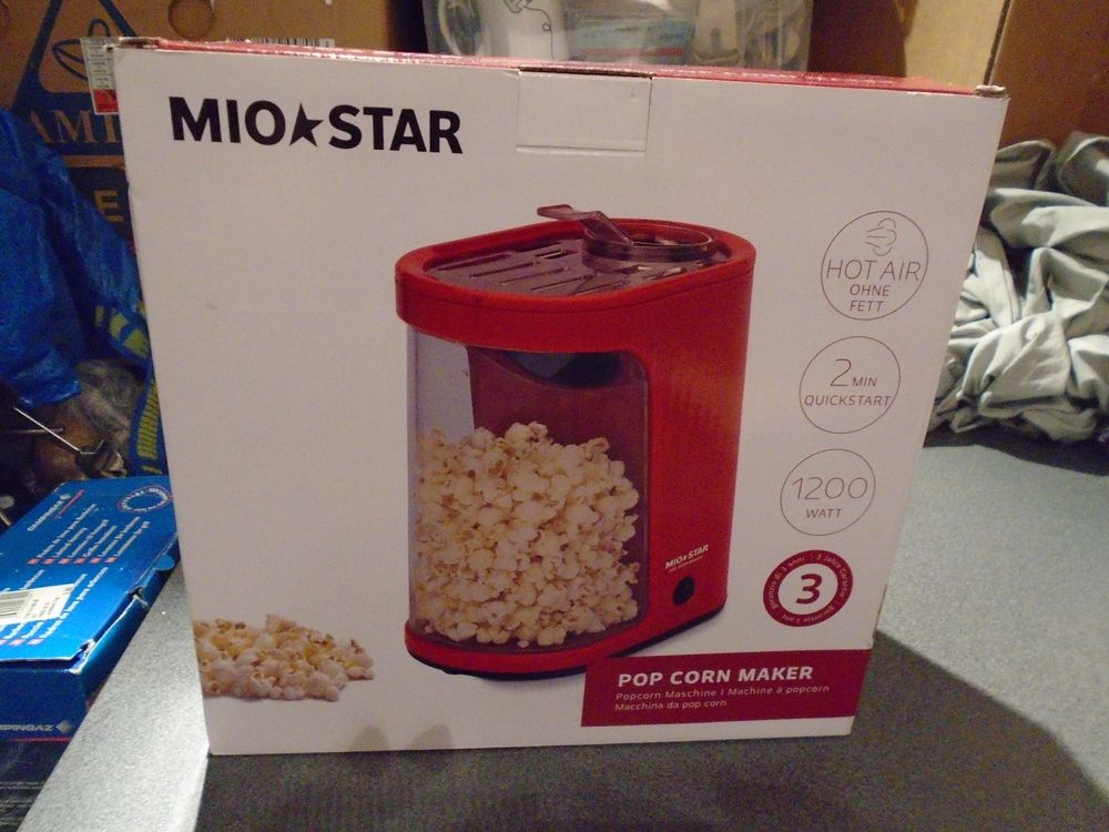 Pop Corn Maker, Mio Star, rot (Neu (gemäss Beschreibung)) in Zürich für ...