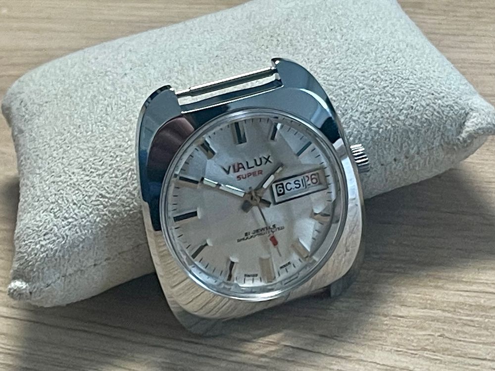 VIALUX SUPER 21 JEWELS DAY- DATE (Neu (gemäss Beschreibung)) in Goldach für CHF 44 – mit ...