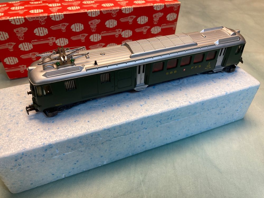 L162 HAG Triebwagen 150 Rbe 4/4 der SBB mit 2 Wagen der SOB (Gebraucht) in Sarnen für CHF 129 ...