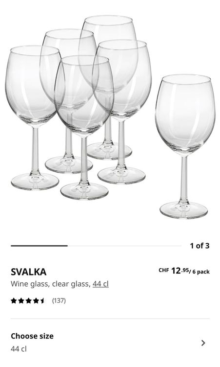 IKEA SVALKA wine glass | Kaufen auf Ricardo
