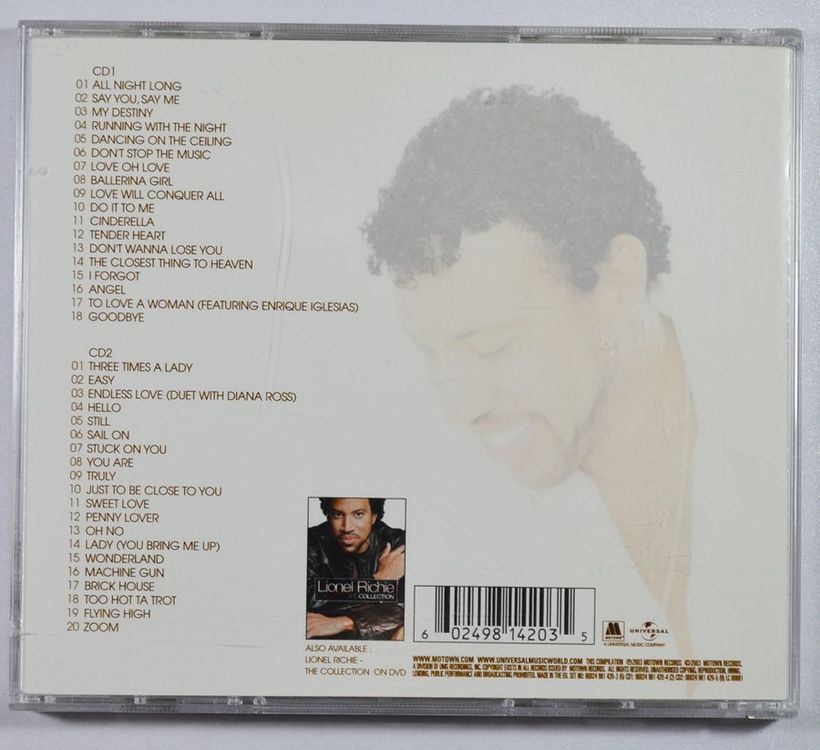 CD: LIONEL RICHIE & The Commodores - Definitive Collection (Gebraucht ...