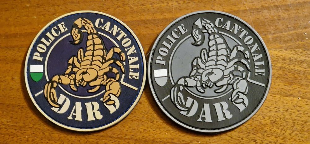 Polizei abzeichen Badge DARD GENDARMERIE VAUDOISE Duo Klett (Neu ...