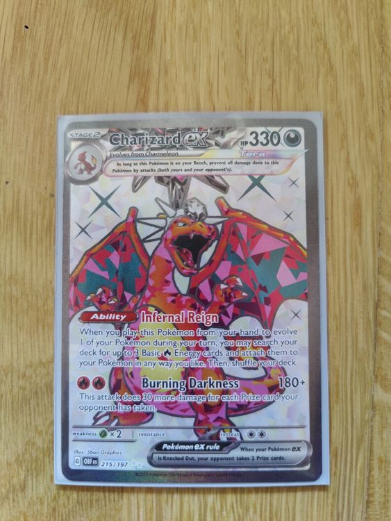 Charizard Ex Full-Art; 215/197 (Neu (gemäss Beschreibung)) in Bern für ...
