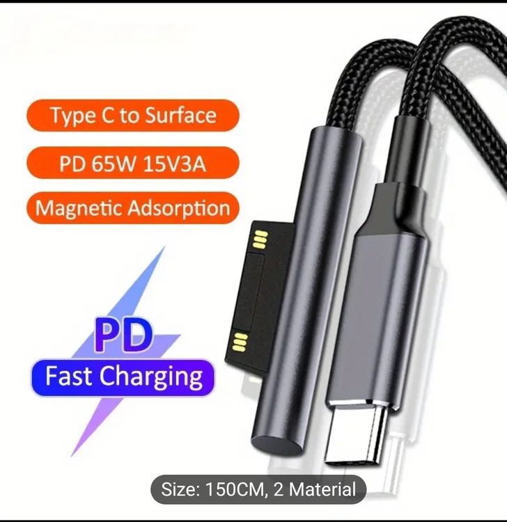 Microsoft Surface Pro charging cable (Neu (gemäss Beschreibung)) in ...