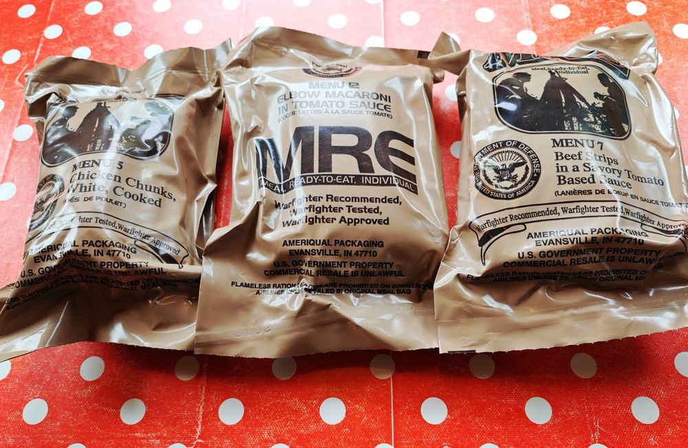 Original US Army Ration MRE 3 Stück! Insp. 2025 | Kaufen auf Ricardo