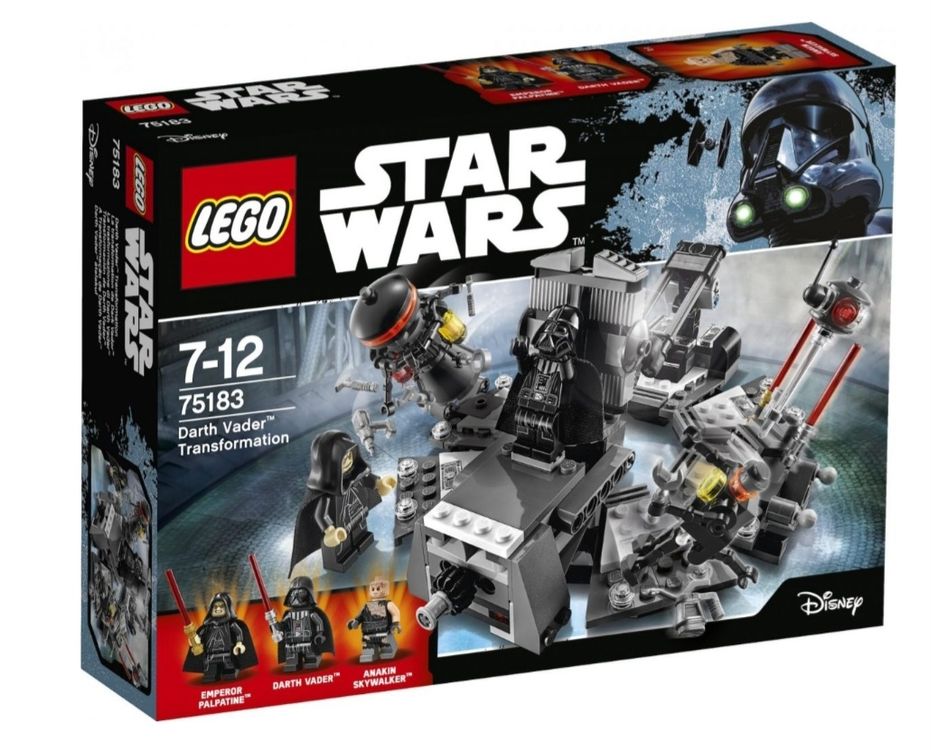 Lego Star Wars 75183 Darth Vader Transformation - komplett | Kaufen auf ...