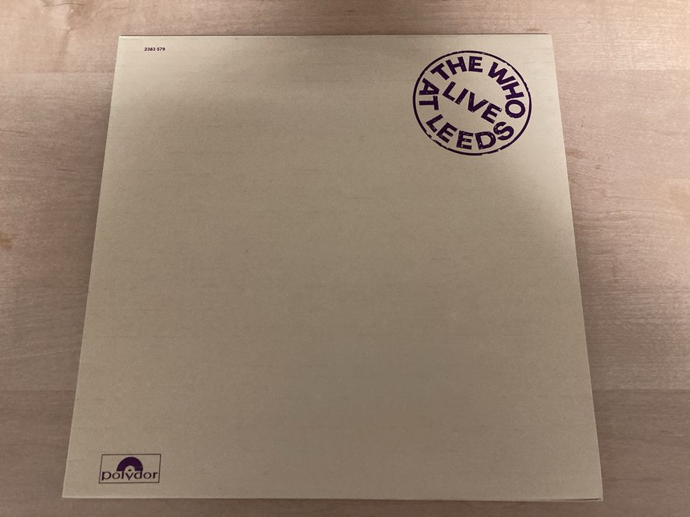The Who -Live at Leeds (LP) (Gebraucht) in Zürich für CHF 24 – mit ...