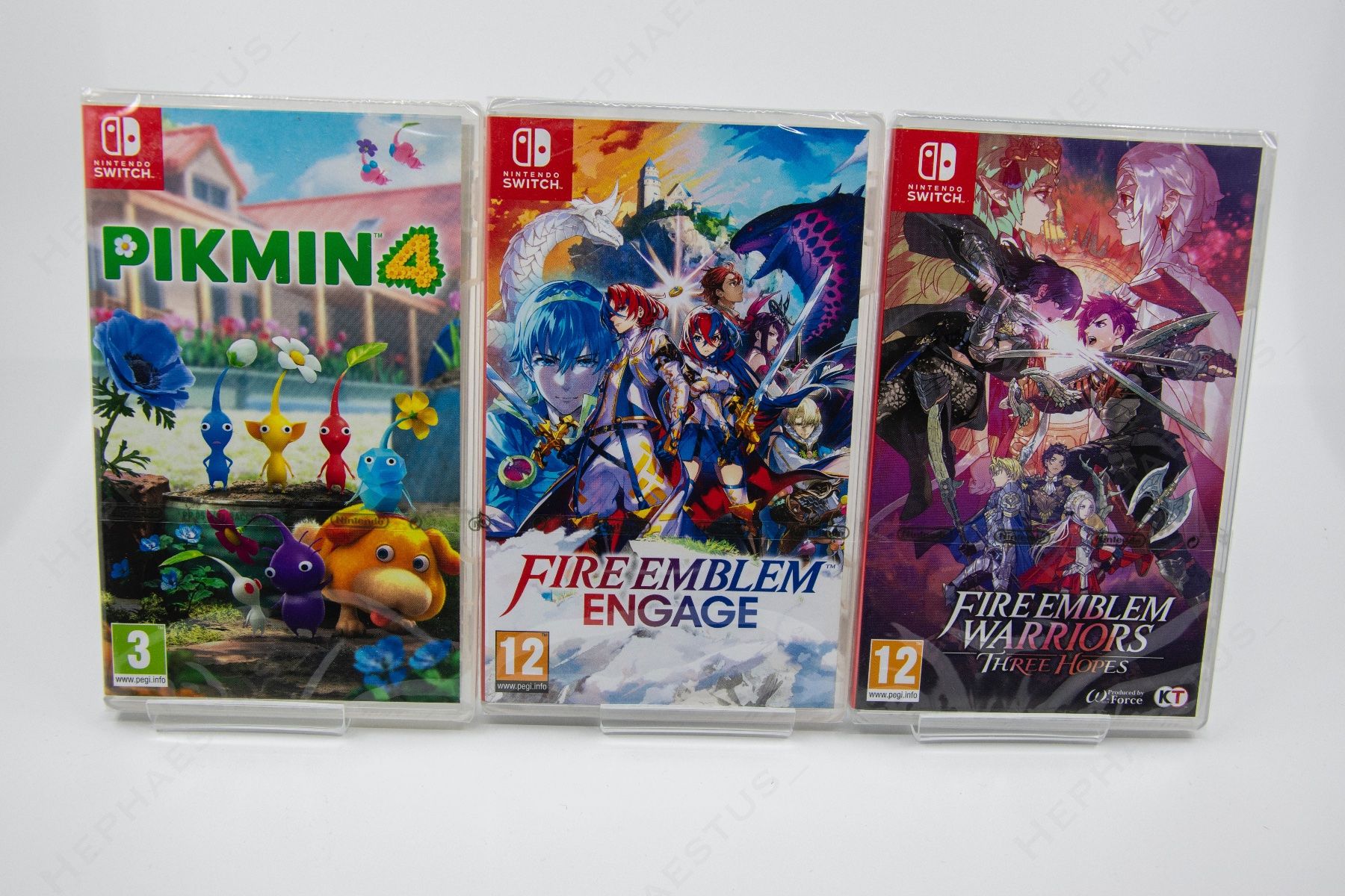 3er NSW Bundle: Pikmin 4 & Fire Emblem Engage + Warriors NEU (Neu und ...