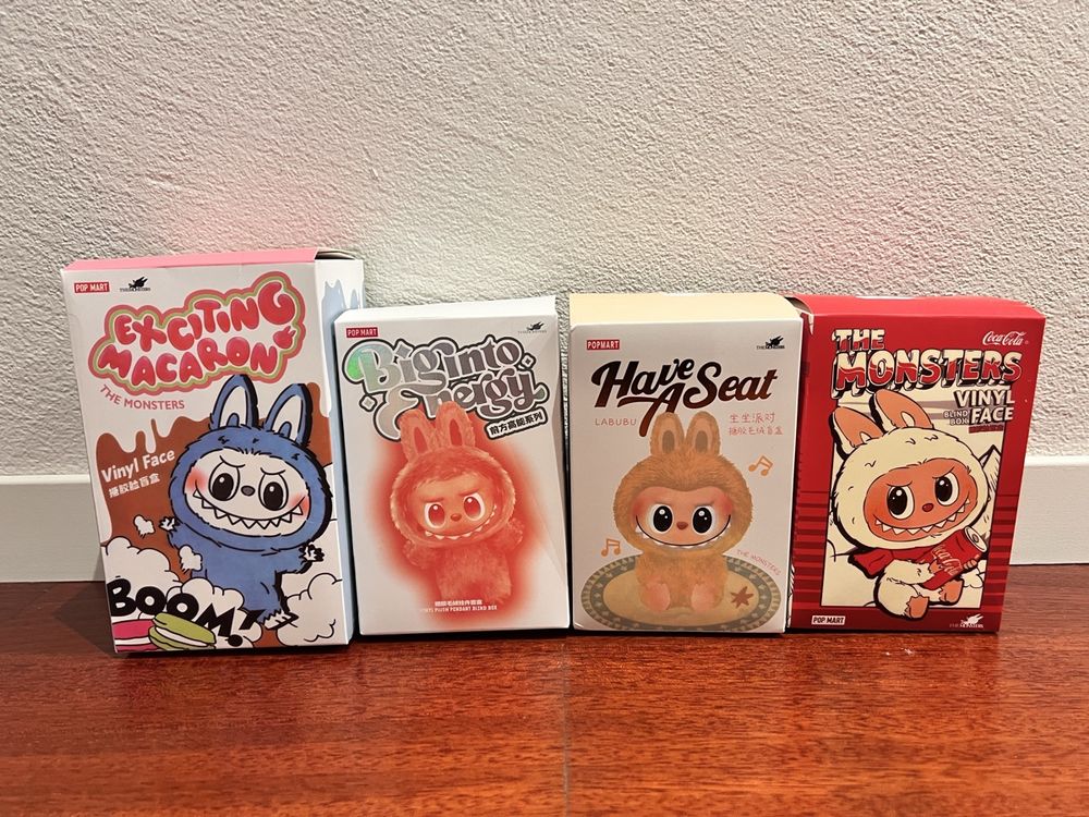 4 Original Labubu (new, unopened) (neu, ungeöffnet) (Neu und ...