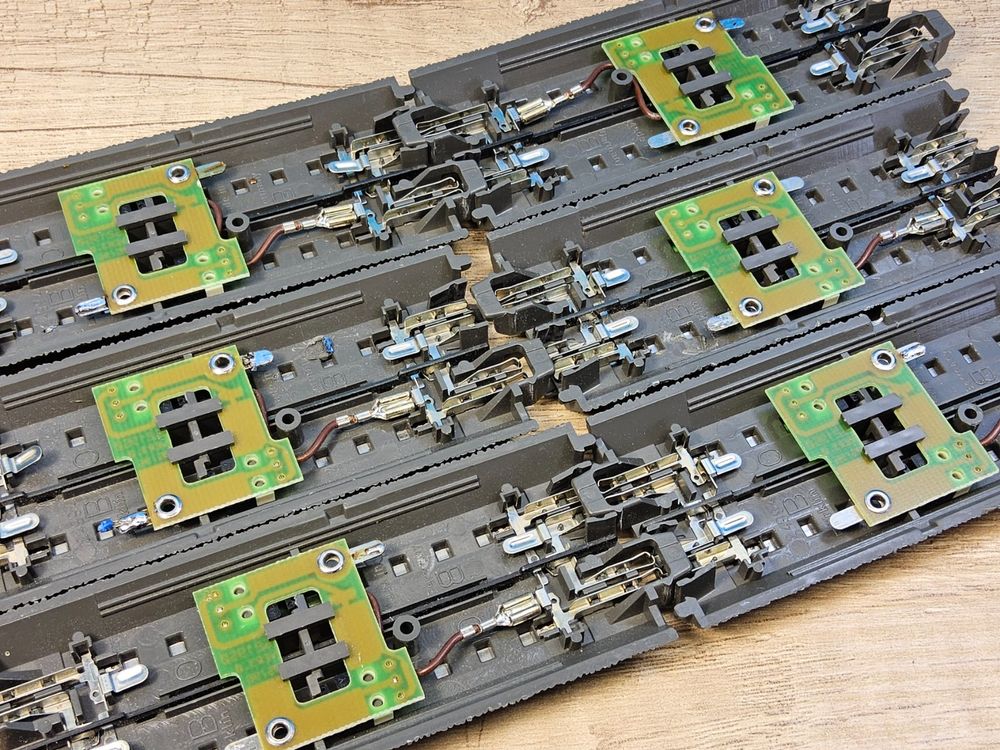 6 x Märklin 24994 C Gleis Schaltgleis Gerade 94.2mm Spur H0 (Gebraucht ...