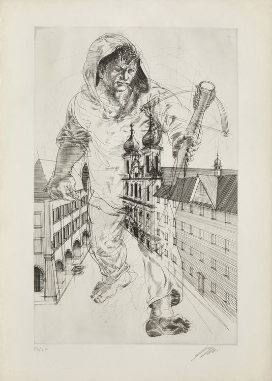 Erni Hans "Tell" Original handsignierte Radierung (Gebraucht) in Siebnen für CHF 390 – nur ...