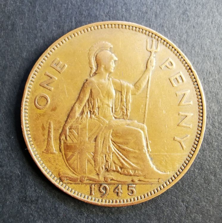 P63 United Kingdom One Penny 1945 (D'occasion) à Cousset pour CHF 3.95 ...