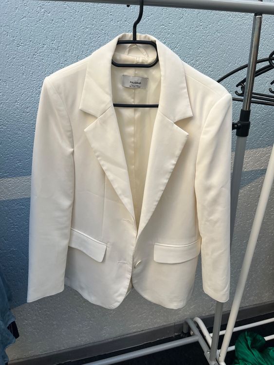 Blazer blanc Pull&Bear (Neu (gemäss Beschreibung)) in Versoix für CHF 25 – mit Lieferung auf ...
