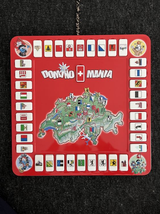 Domino Mania - Sammelbrett Schweiz, Lilibiggs Migros (Gebraucht) in ...