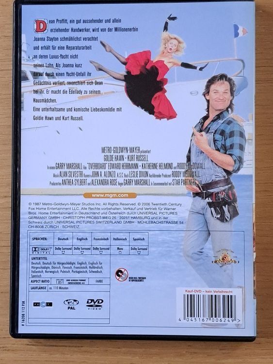 DVD Overboard - Ein Goldfisch fällt ins Wasser (Gebraucht) in Wallbach ...