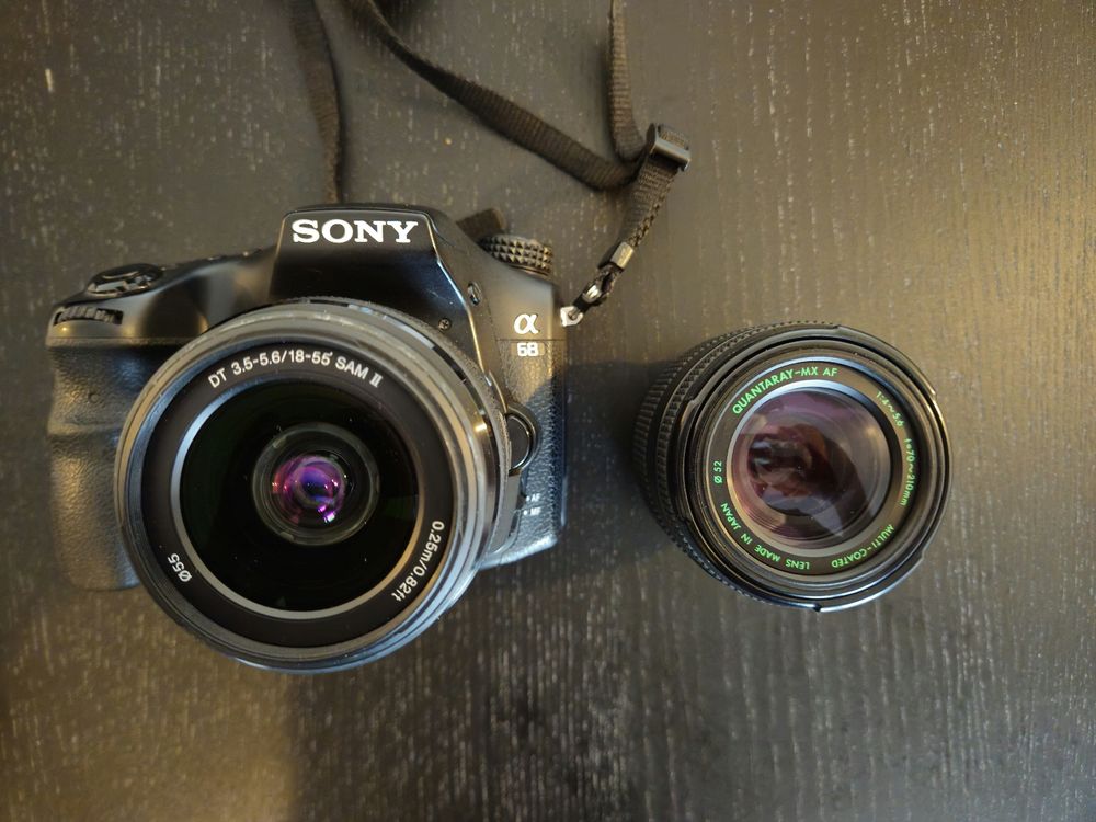 📸 Kit Appareil Photo Sony Alpha A68 APSC 24 mégapixeles (D'occasion) à ...