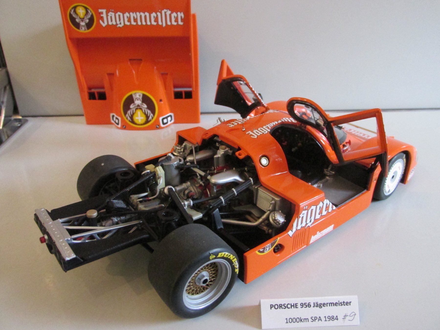 PORSCHE 956C #9 "Jägermeister" 1000km SPA84 MPA 1:18 OVP NEU (Neu ...