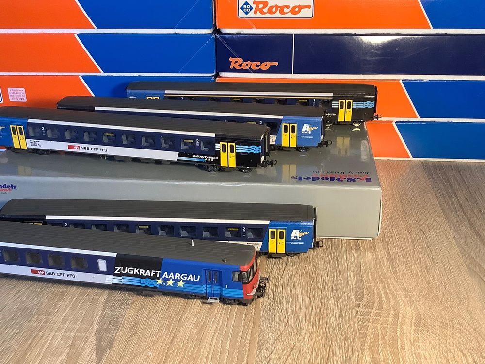 RailTop/Piko SBB : 5-teilig EW I Zugkraft Aargau Zug GS (Neu (gemäss ...